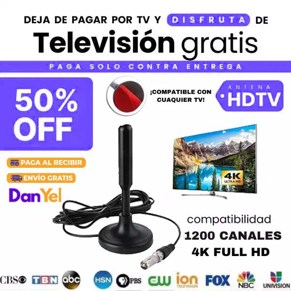 ANTENA TDT | TV DIGITAL ULTRA HD | CANALES GRATIS – DanYel